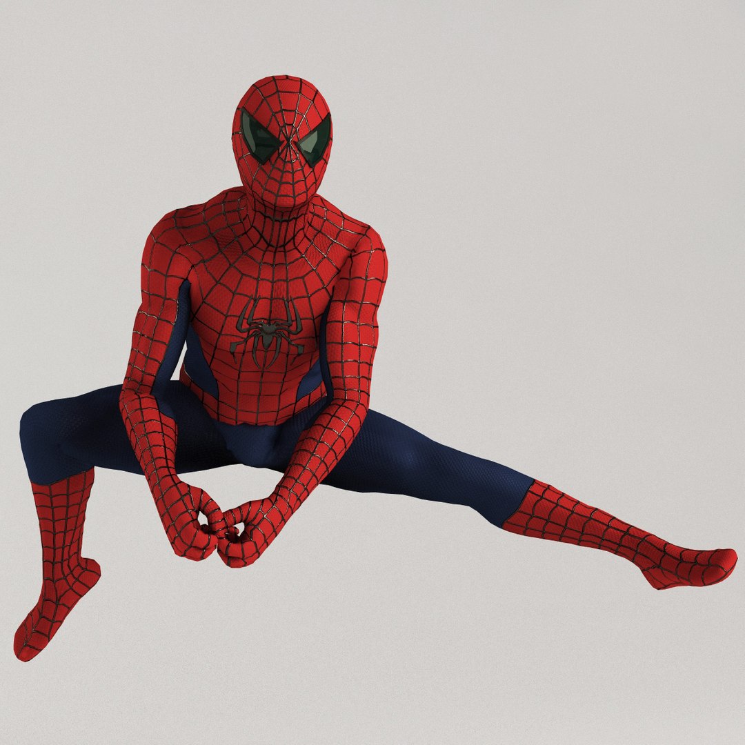 3ds max spiderman rigged