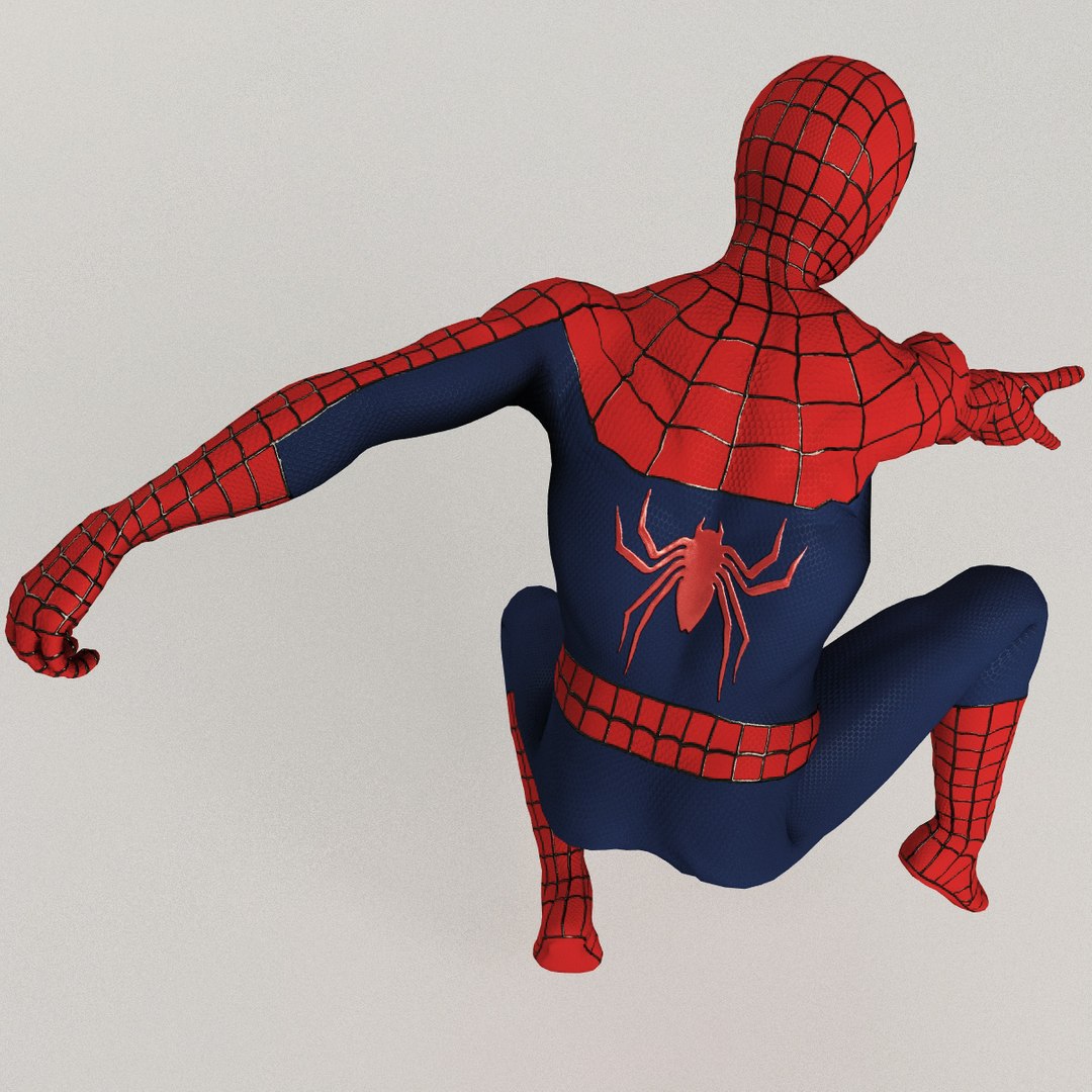 3ds max spiderman rigged