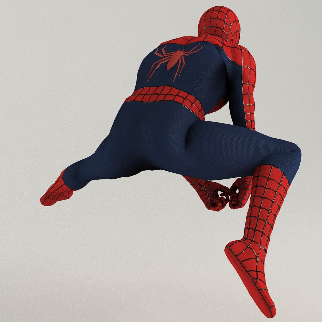 3ds max spiderman rigged