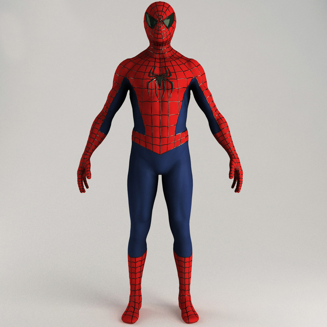 3ds max spiderman rigged