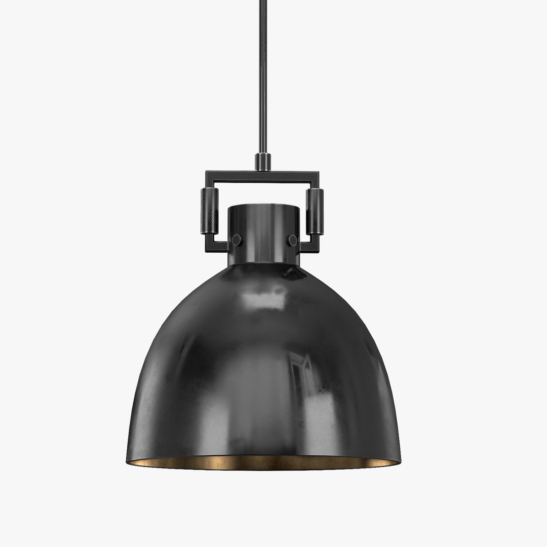 Machinist Metal Cloche Pendant 3D - TurboSquid 1421991