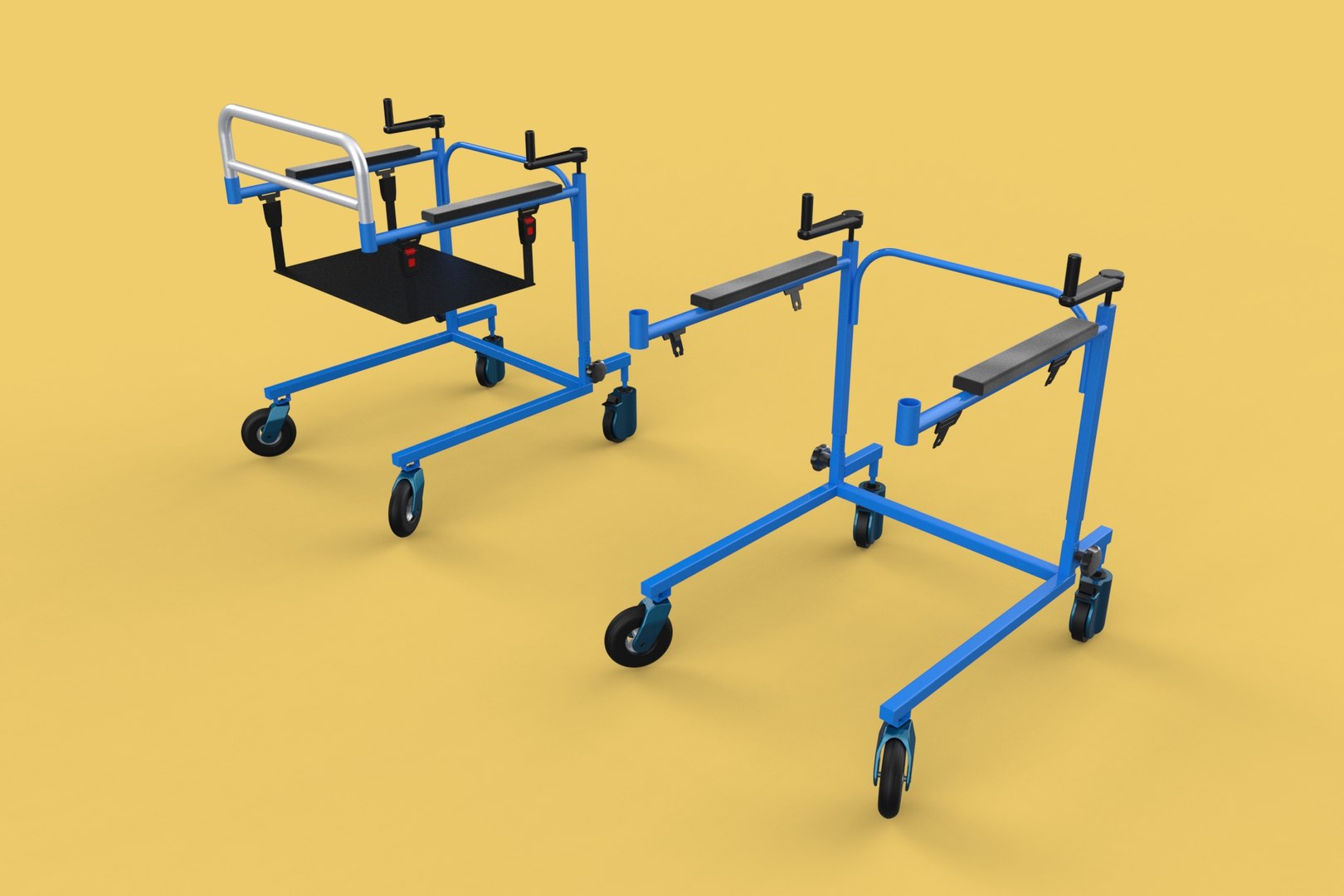 3D PEDIATRIC GAIT TRAINERS WALKER WALKING AIDS SEAT STAND ROLLATOR ...