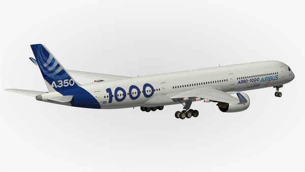 3d model airbus a350-1000 xwb