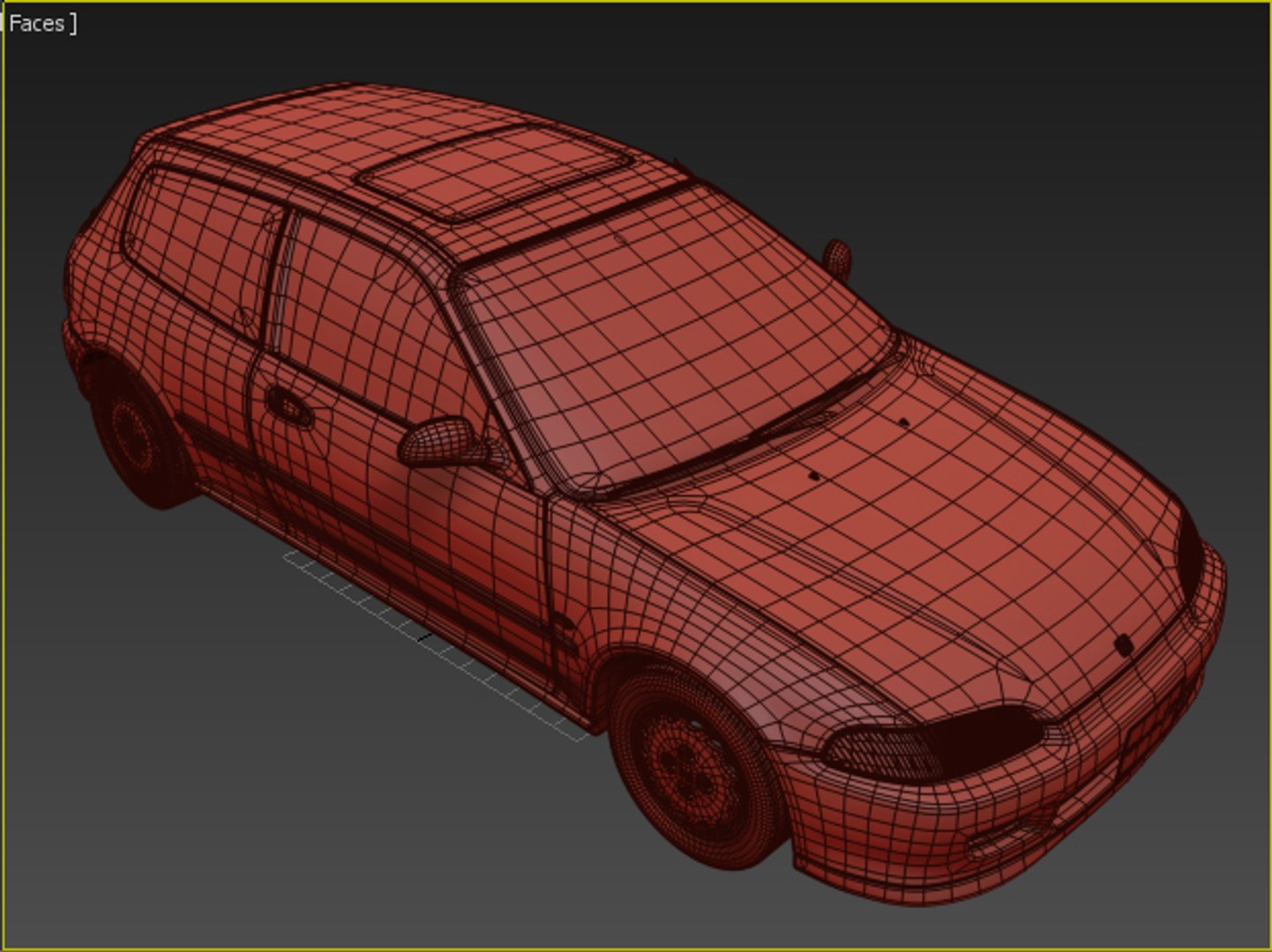 3D Model Civic Si Honda - TurboSquid 1615634