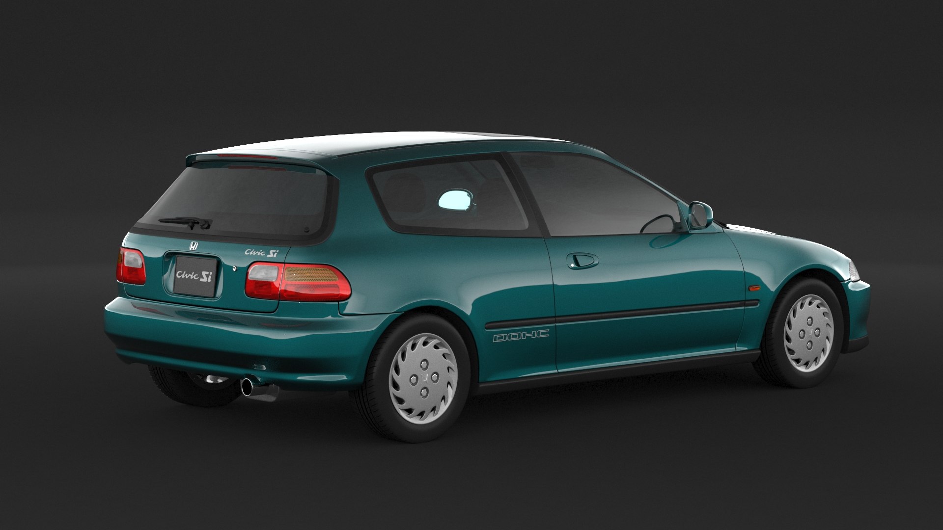 3D Model Civic Si Honda - TurboSquid 1615634