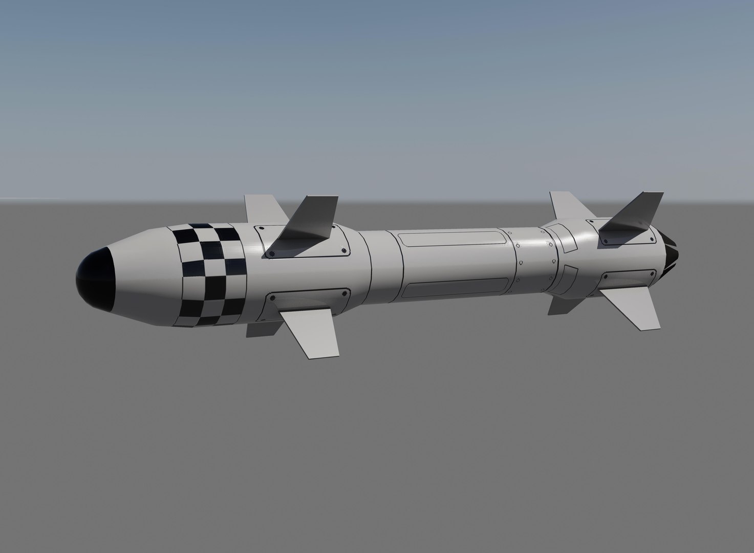 3d Model Missile