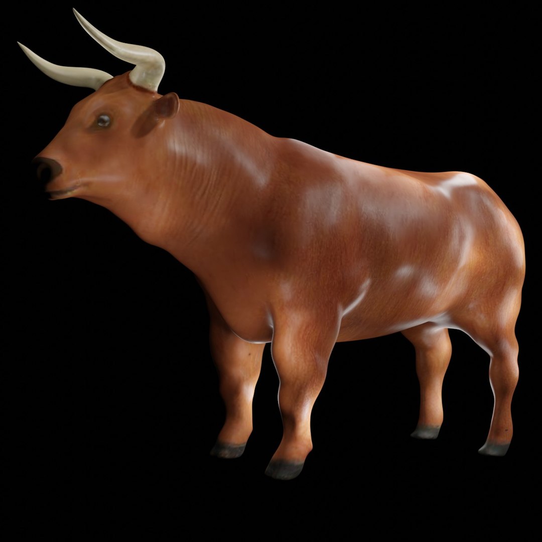 Brown Bull Ox 3D Model - TurboSquid 1666424