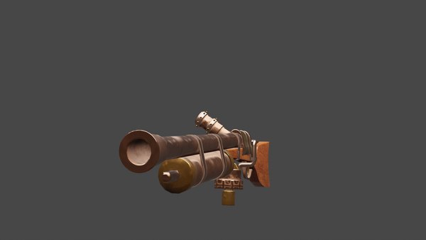 3D antique gun model - TurboSquid 1754995