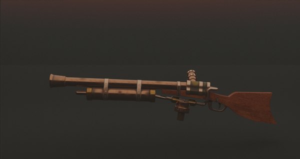 3D antique gun model - TurboSquid 1754995