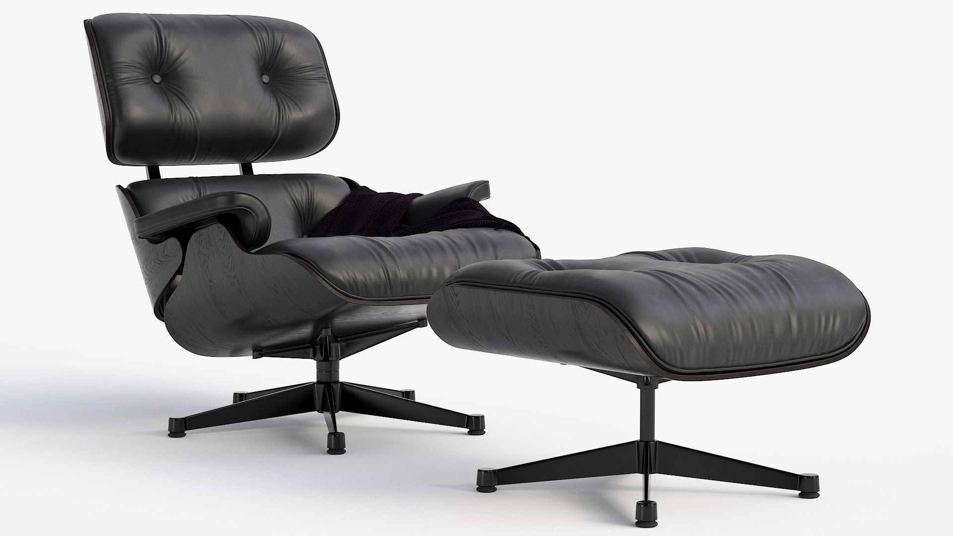 Eames Lounge Chair 3D Model - TurboSquid 1957252