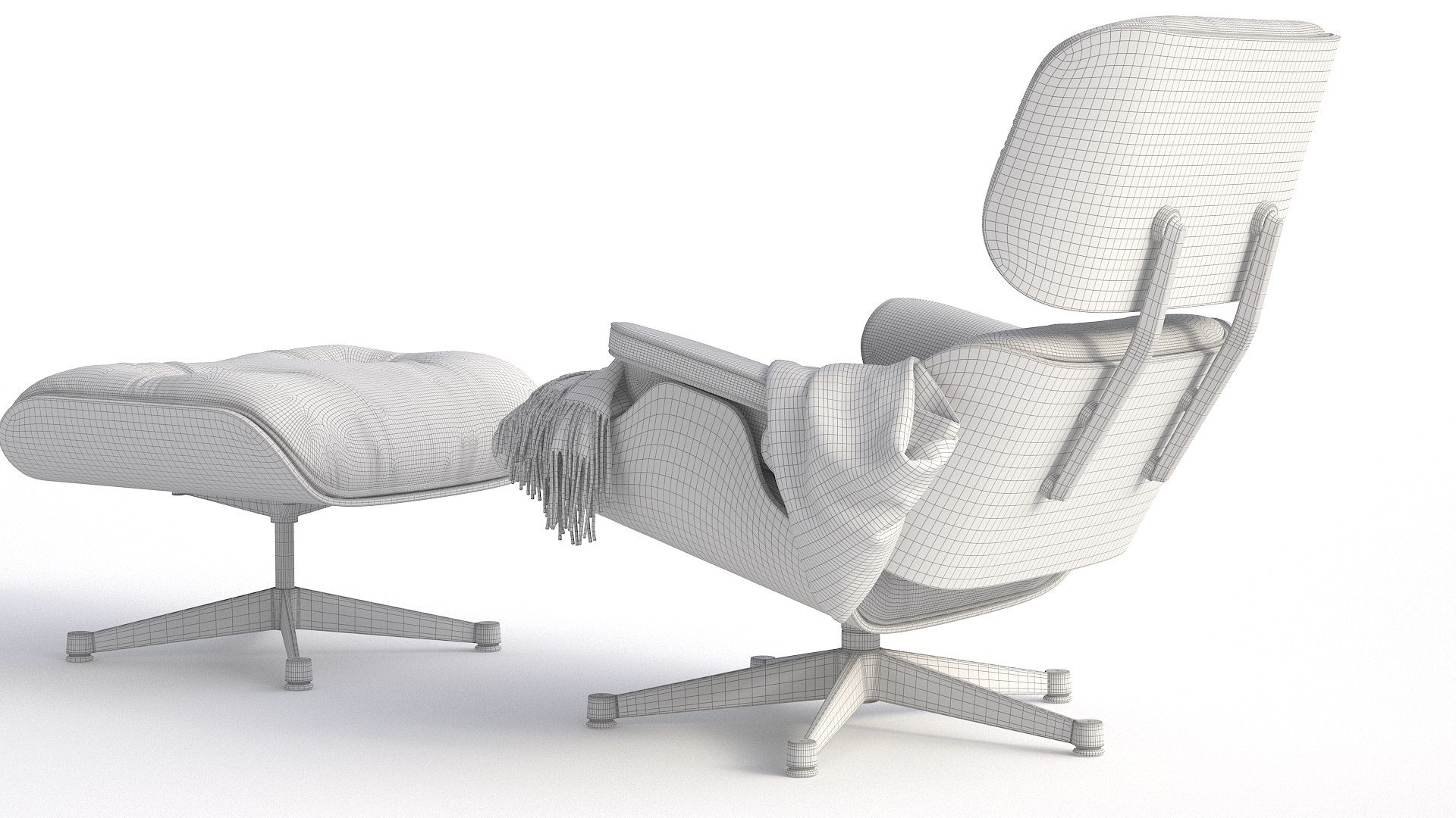 Eames Lounge Chair 3D Model - TurboSquid 1957252