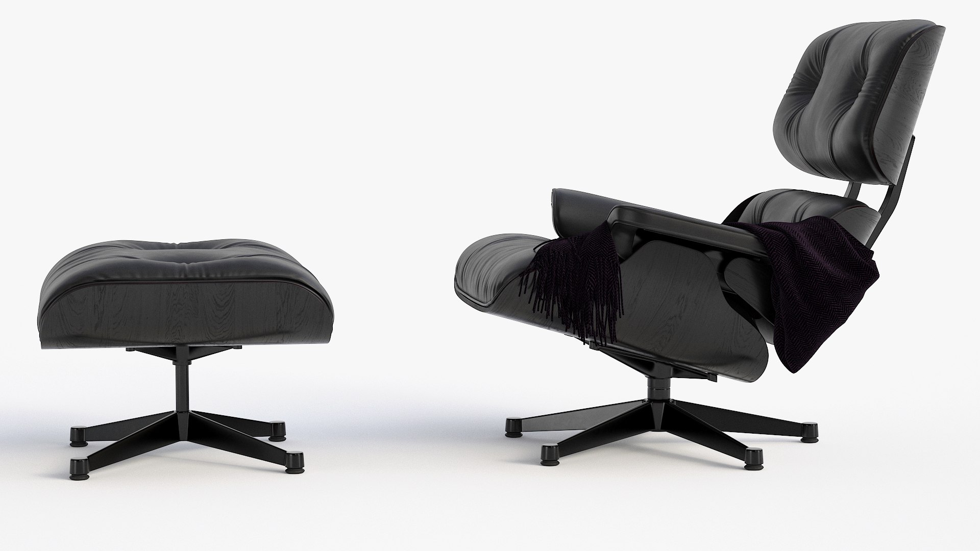 Eames Lounge Chair 3D Model - TurboSquid 1957252