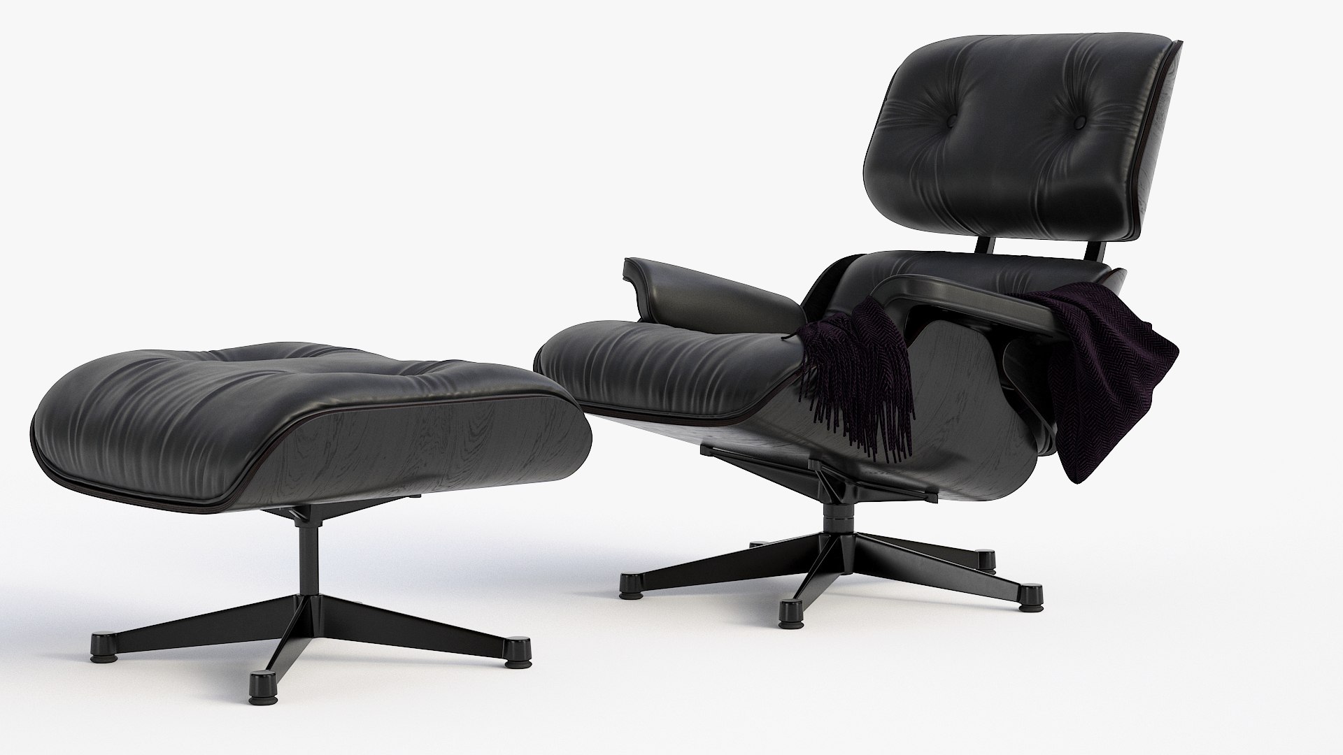 Eames Lounge Chair 3D Model - TurboSquid 1957252