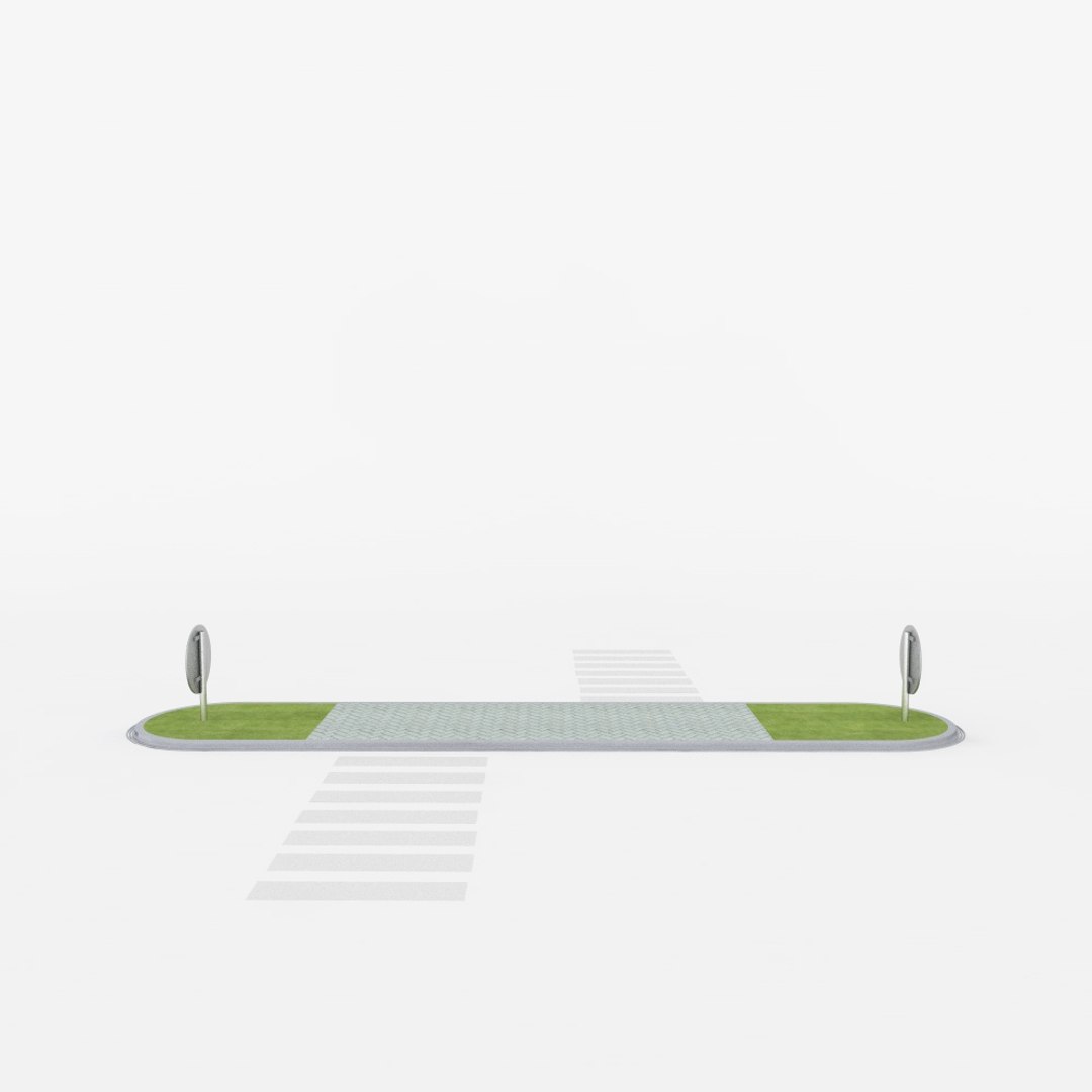 Road Island 3d Model