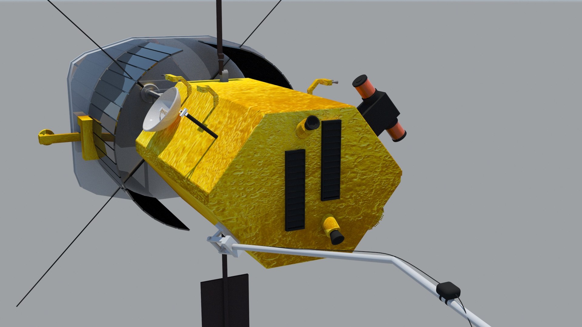 3D Parker Solar Probe Spacecraft - TurboSquid 1372573