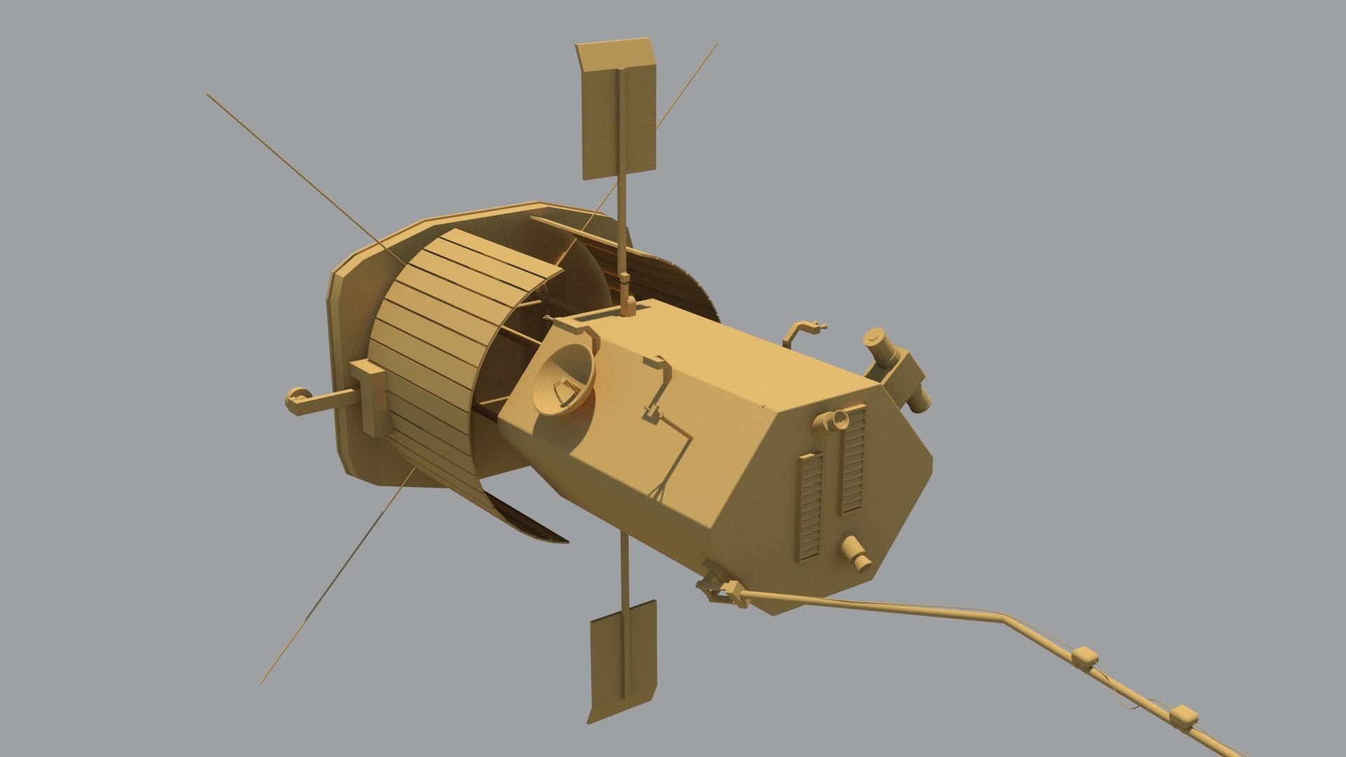 3D Parker Solar Probe Spacecraft - TurboSquid 1372573
