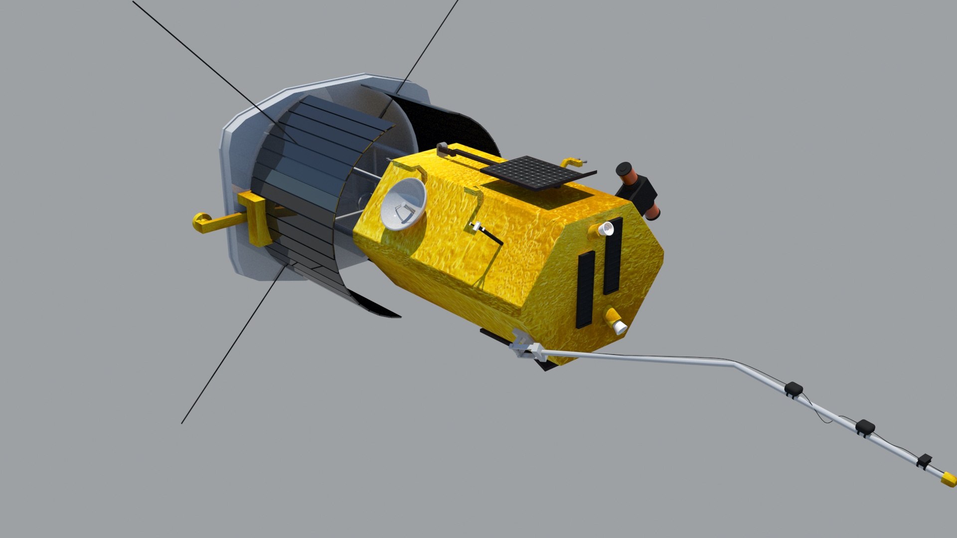 3D Parker Solar Probe Spacecraft - TurboSquid 1372573