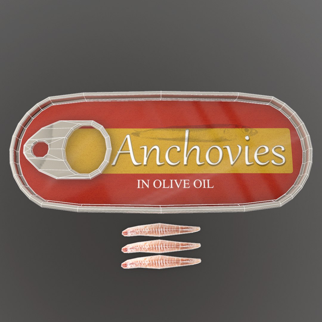Anchovies Ready Games 3D - TurboSquid 1289373