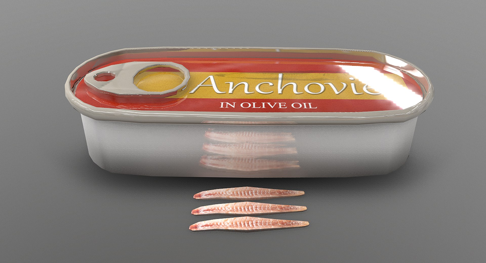 Anchovies Ready Games 3D - TurboSquid 1289373