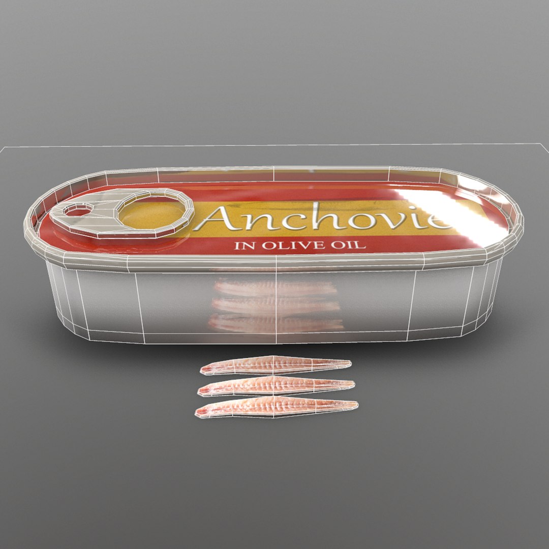 Anchovies Ready Games 3D - TurboSquid 1289373