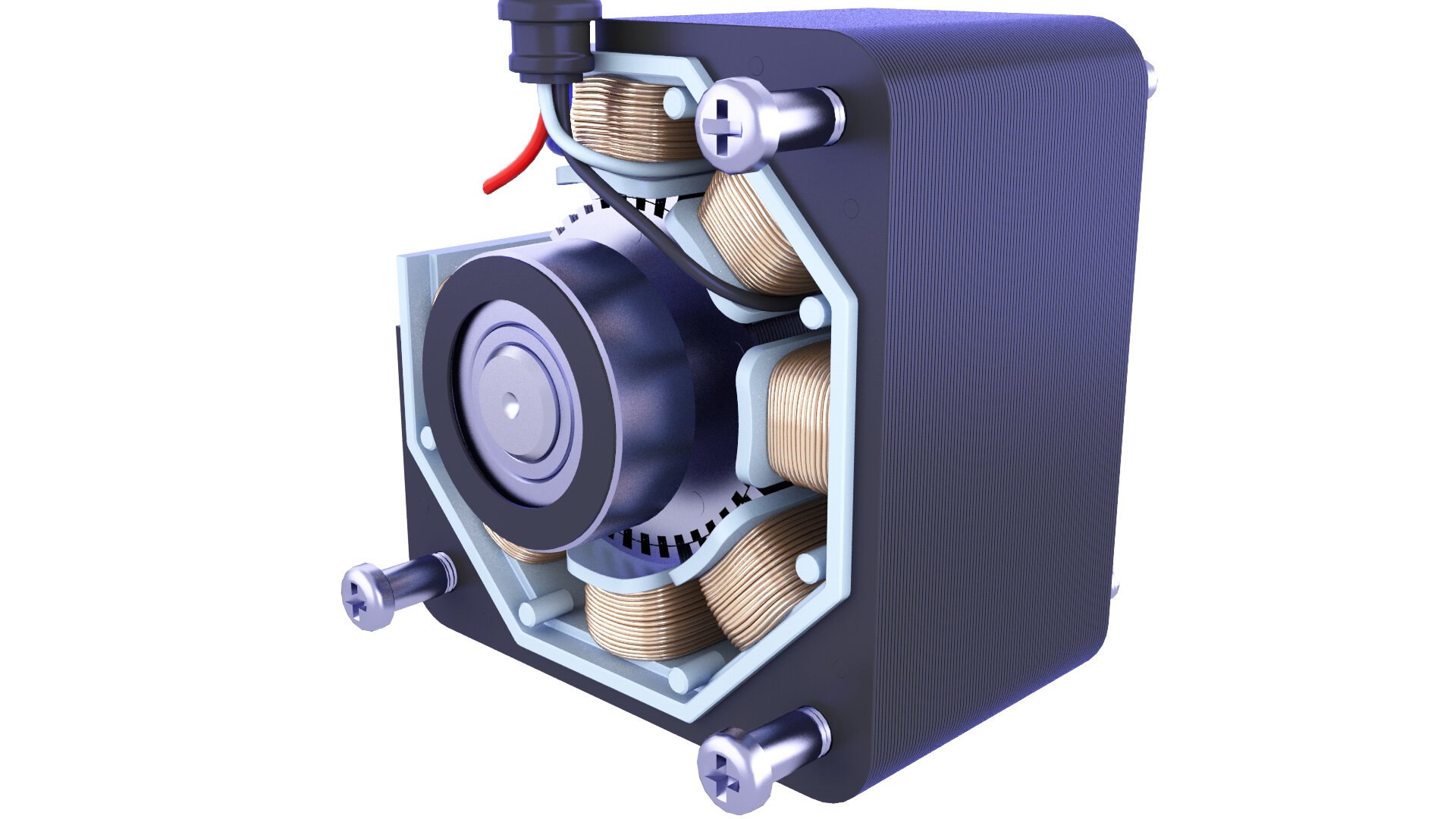 Stepping Synchronous Stepper Motor Diagram 117 3D Model - TurboSquid ...