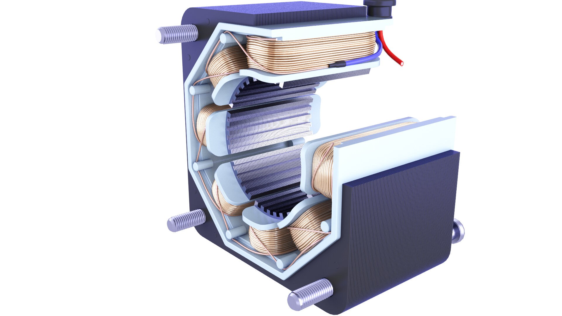 Stepping Synchronous Stepper Motor Diagram 117 3D Model - TurboSquid ...