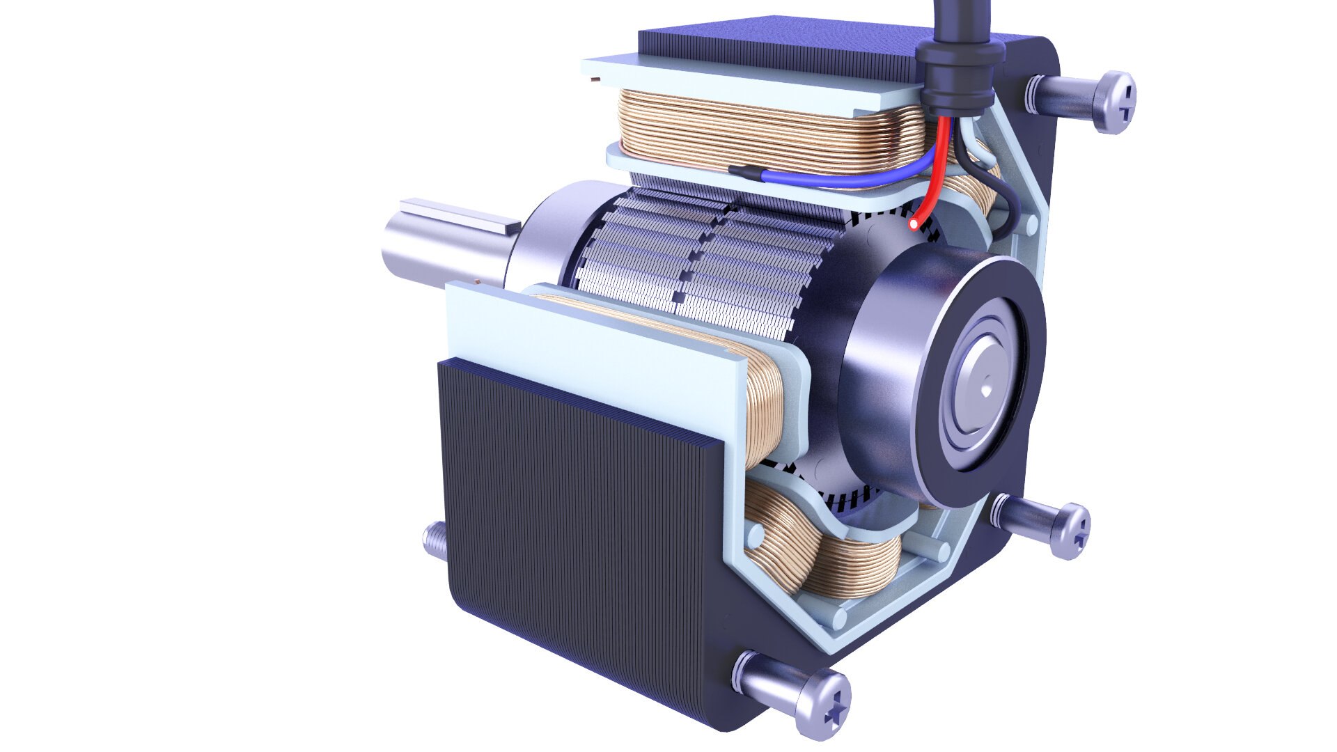Stepping Synchronous Stepper Motor Diagram 117 3D Model - TurboSquid ...