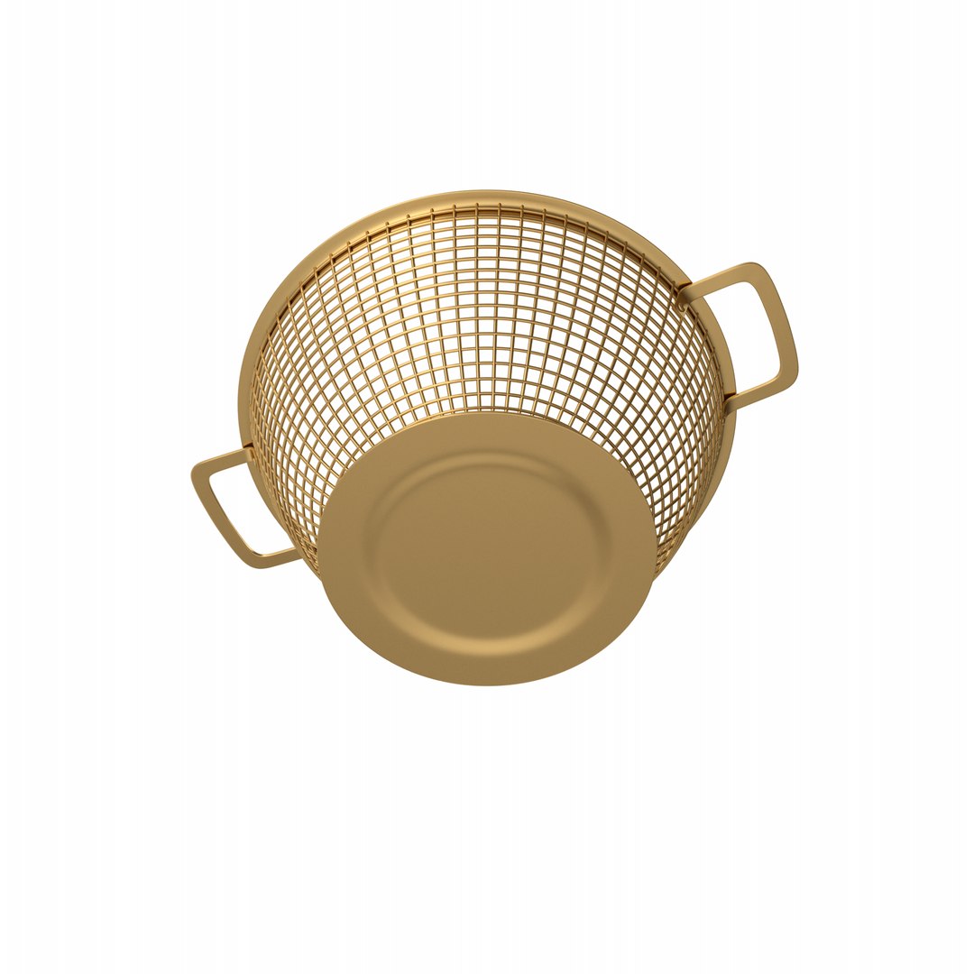 3D Gold Colander - TurboSquid 1870986