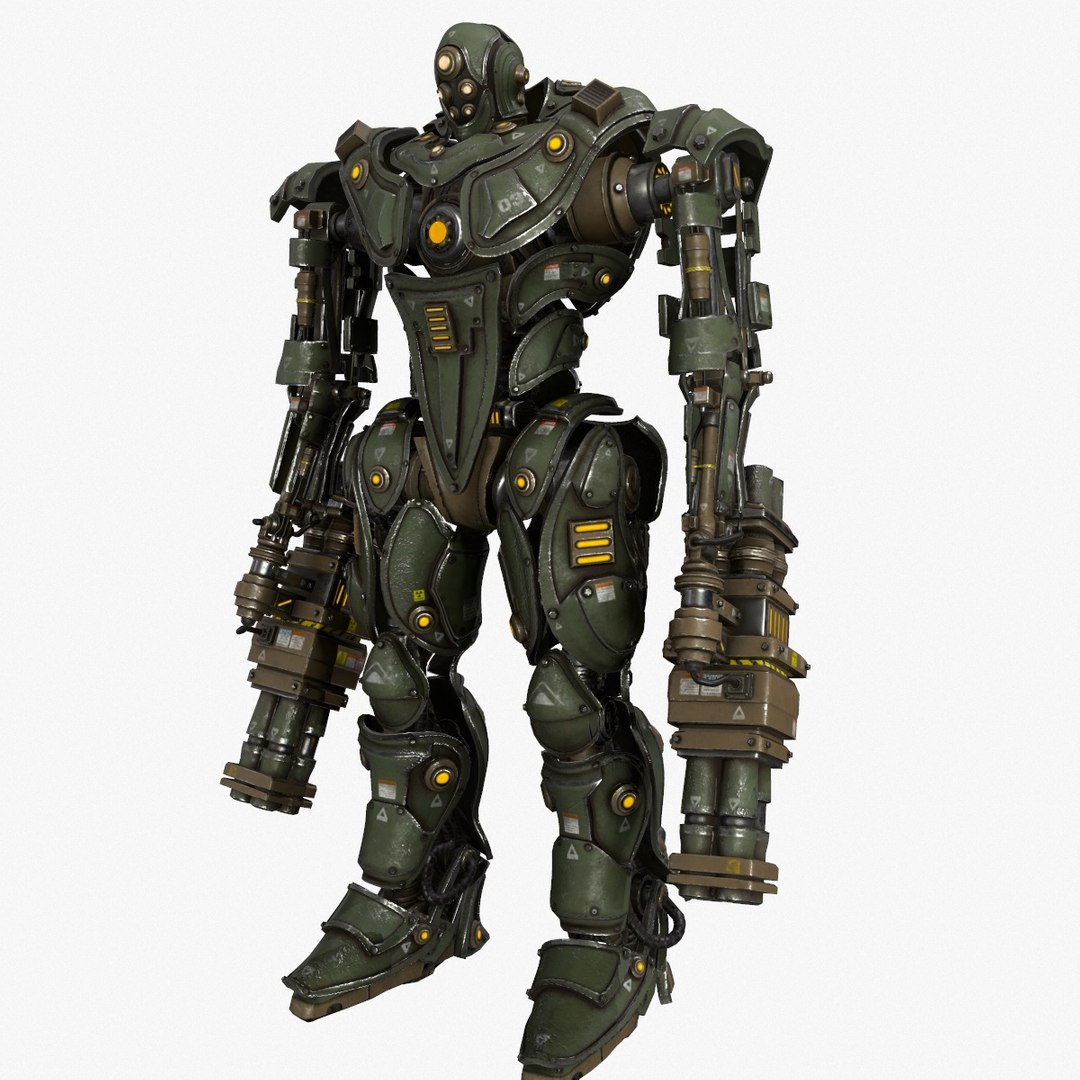 Military mech 03 model - TurboSquid 1638070