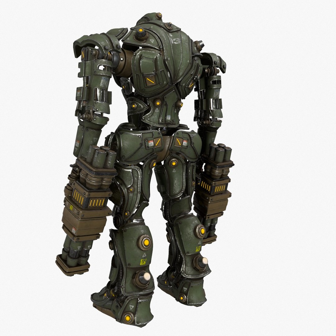 Military mech 03 model - TurboSquid 1638070