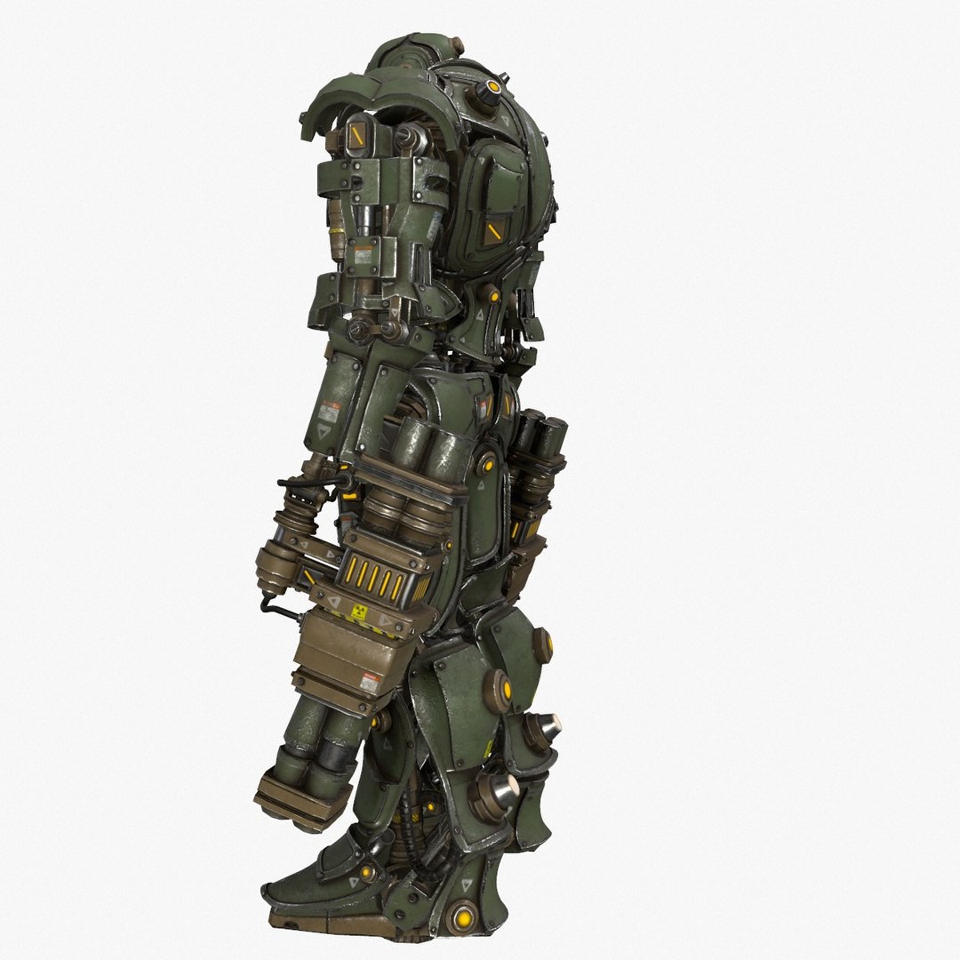 Military mech 03 model - TurboSquid 1638070