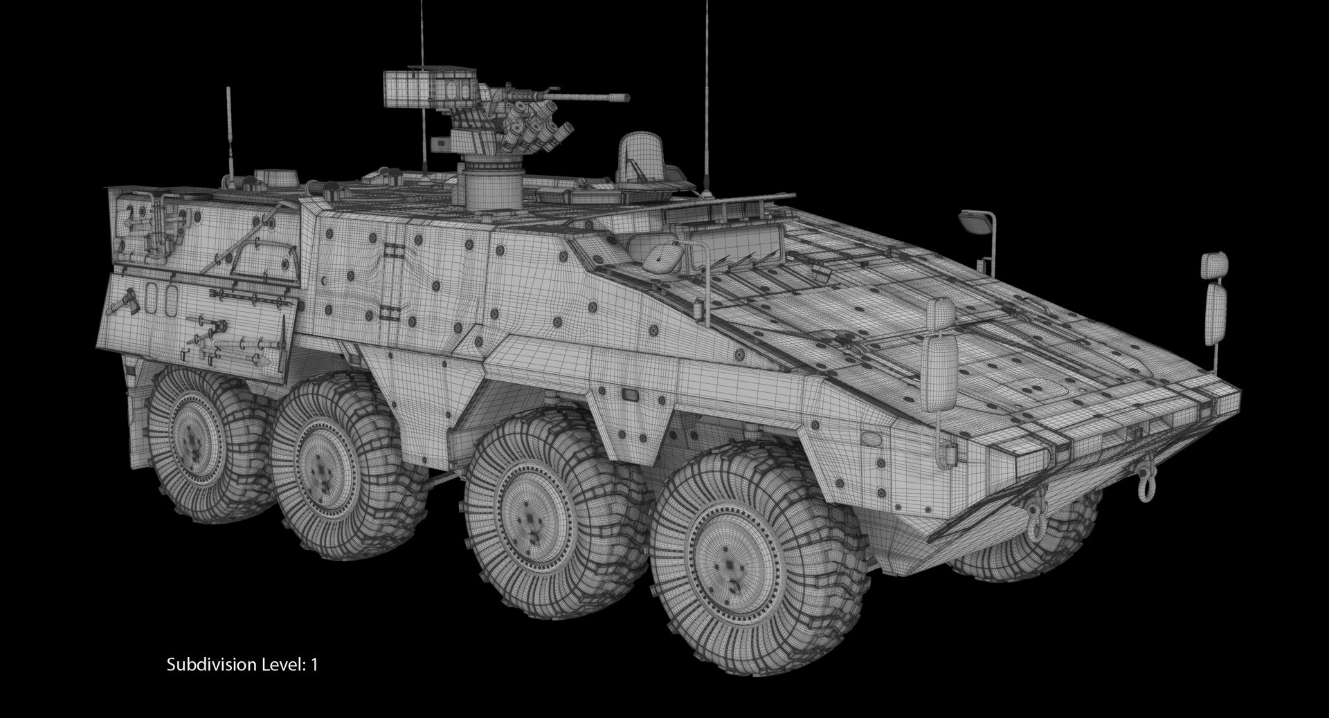 3D apc boxer desert clean - TurboSquid 1412593