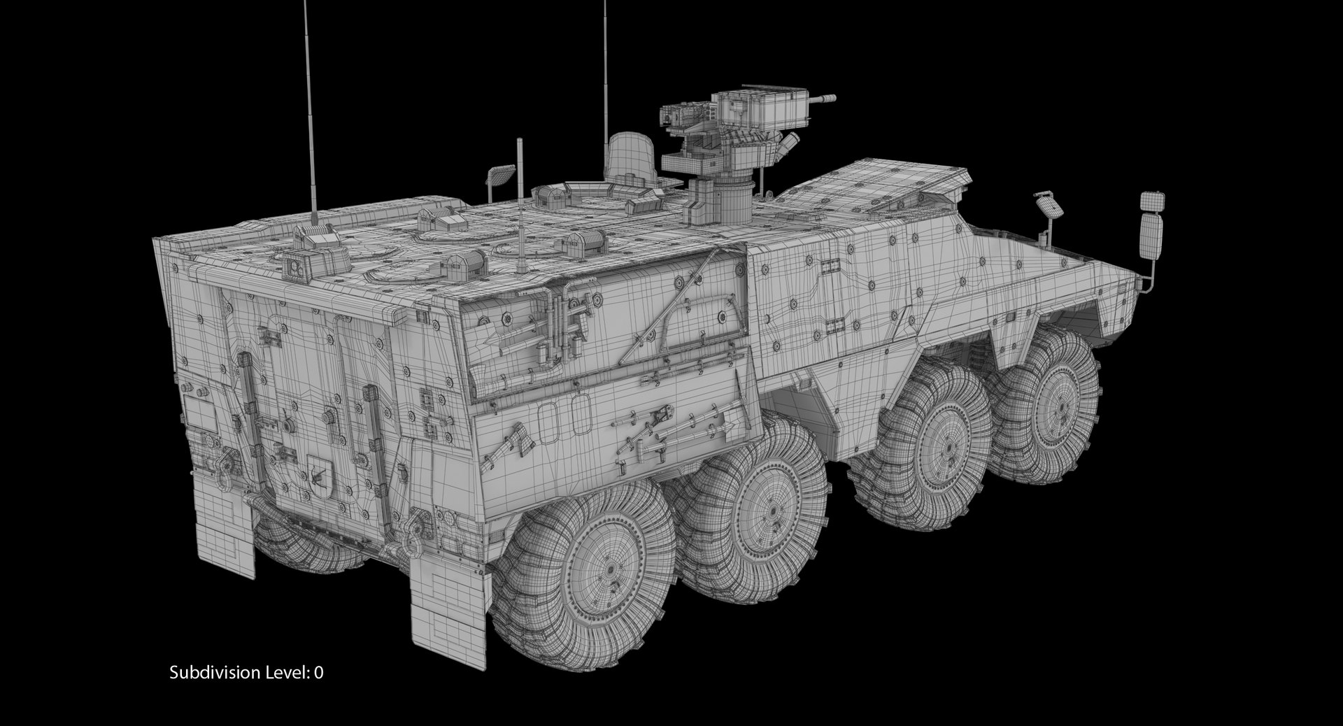 3D Apc Boxer Desert Clean - TurboSquid 1412593