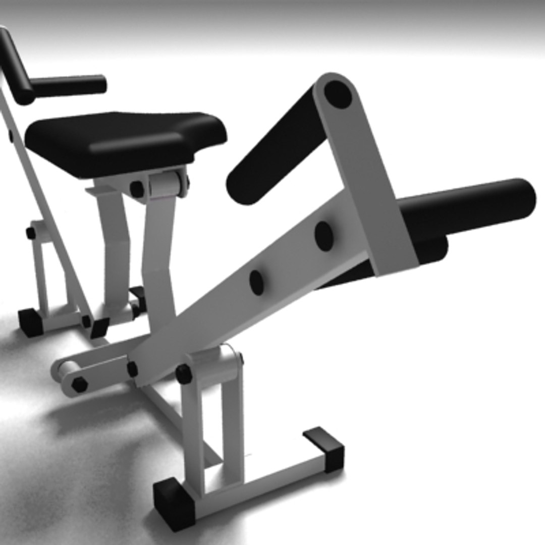 Fitness Pump Machine Exercise 3d Model