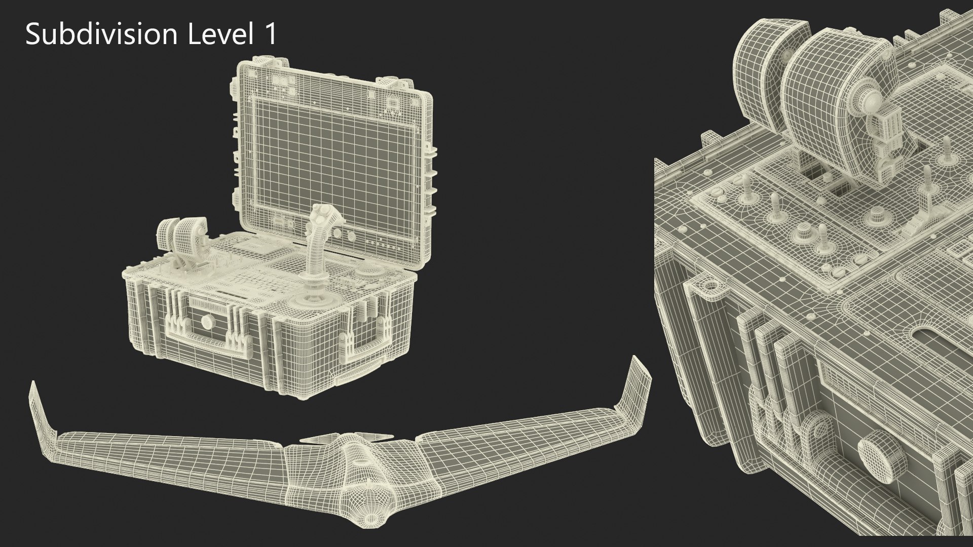 3D UAV Control Station With Drone Model - TurboSquid 2340698
