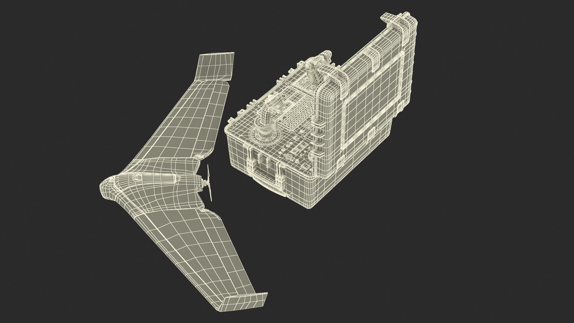 3D UAV Control Station With Drone Model - TurboSquid 2340698