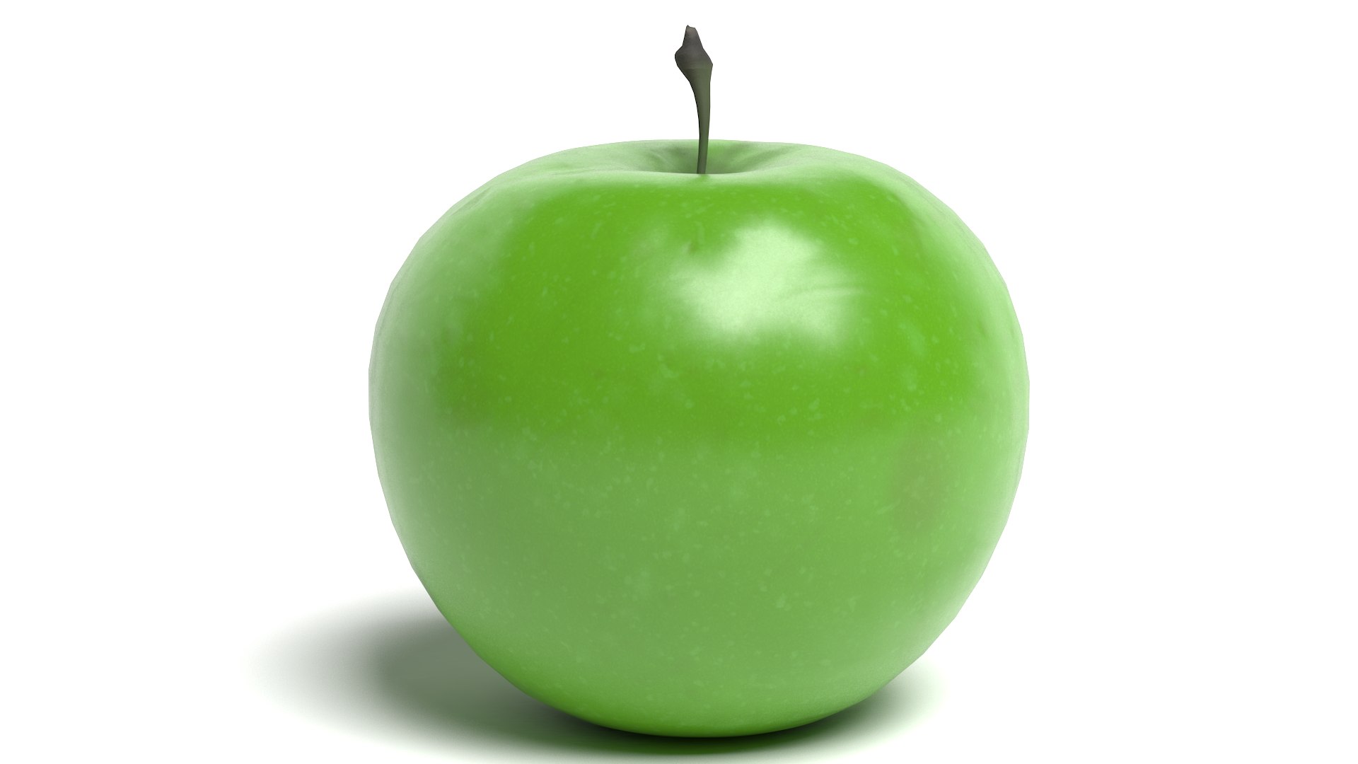 3D Green Apple Model - TurboSquid 1820640