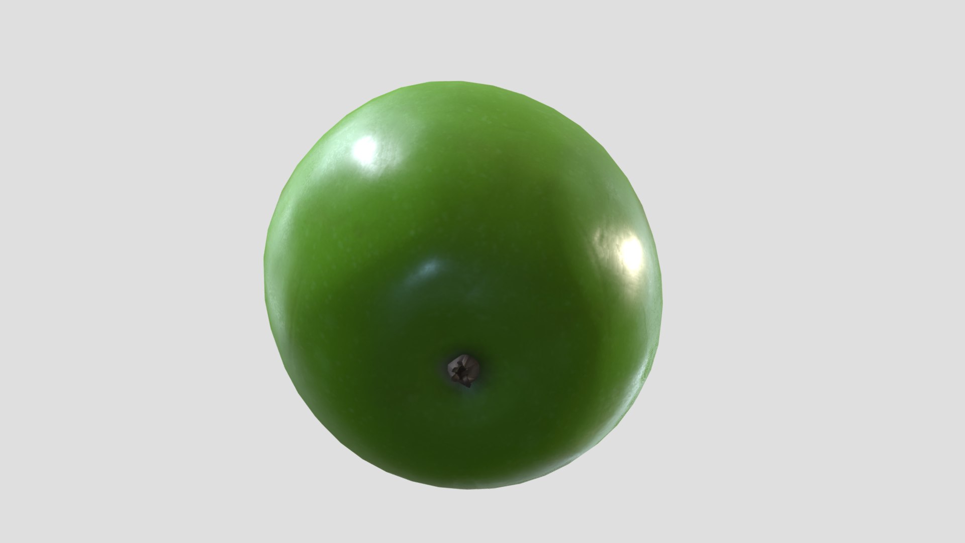 3D Green Apple Model - TurboSquid 1820640