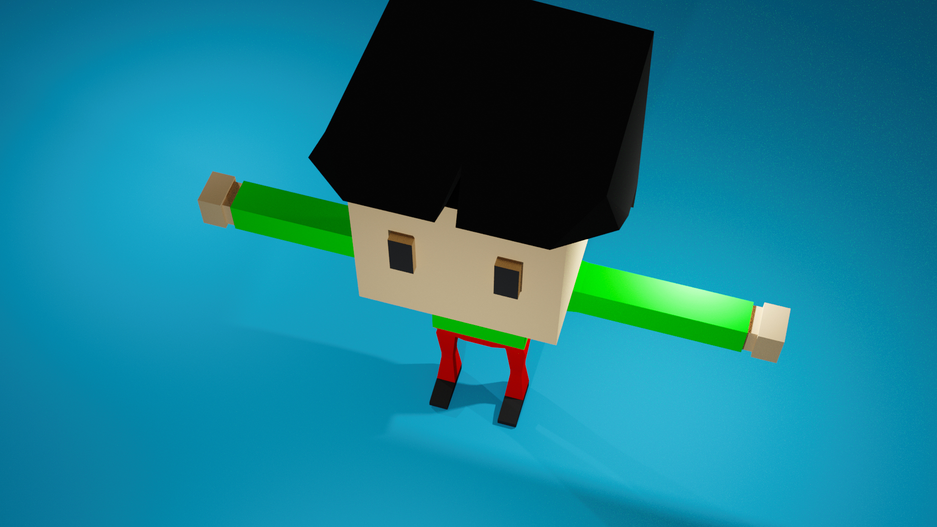 Free 3D Handsome cube boy - TurboSquid 1975919