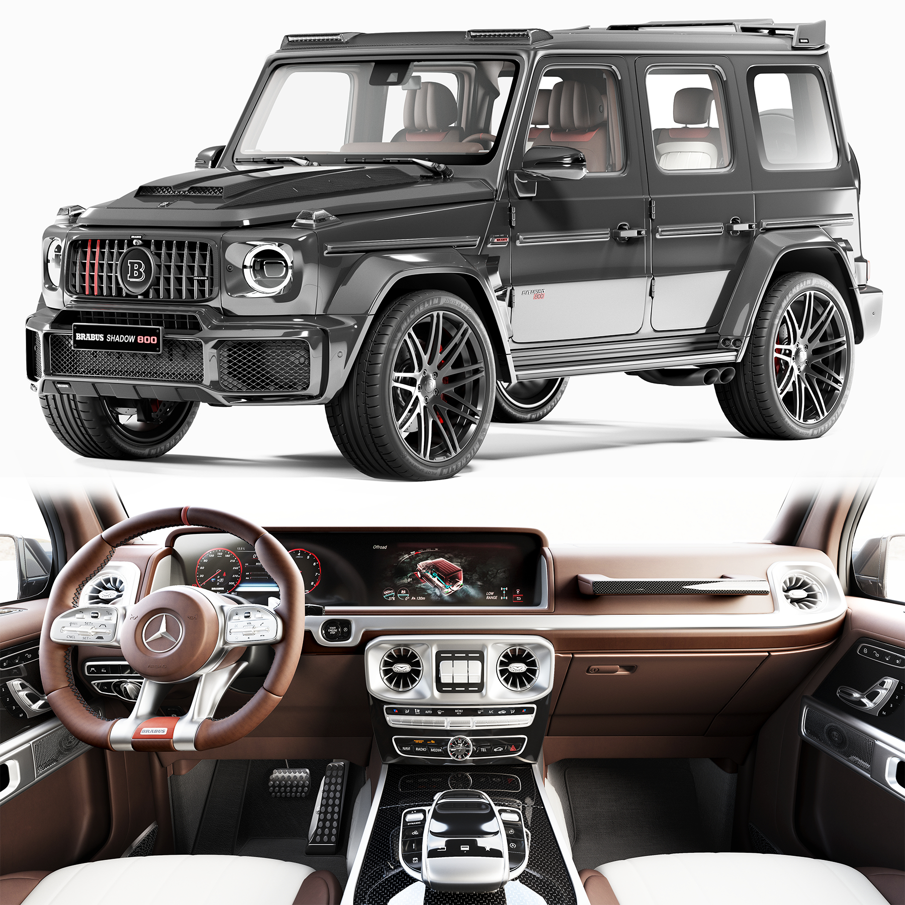 modelo 3d Brabus Shadow 800 - TurboSquid 1959720