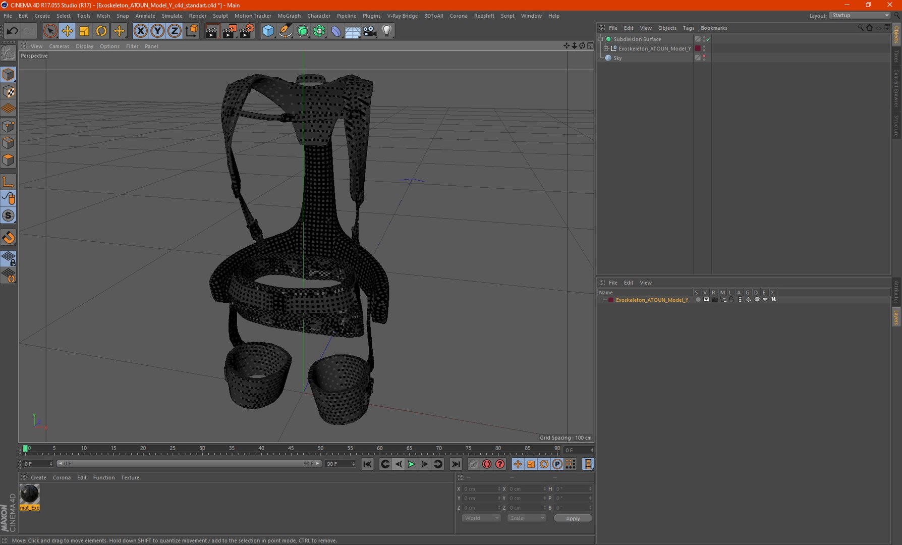 3D Exoskeleton ATOUN Model Y model - TurboSquid 2027750