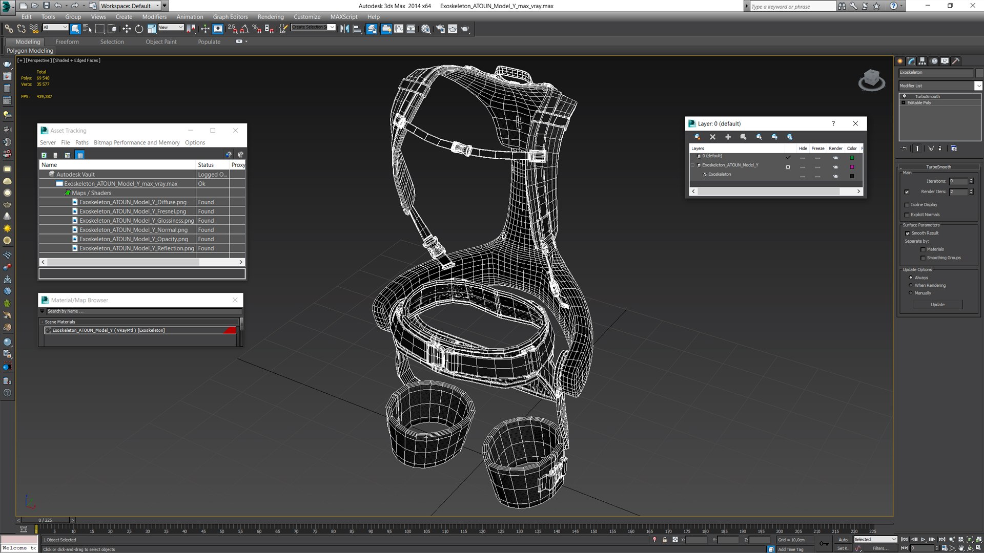 3D Exoskeleton ATOUN Model Y model - TurboSquid 2027750