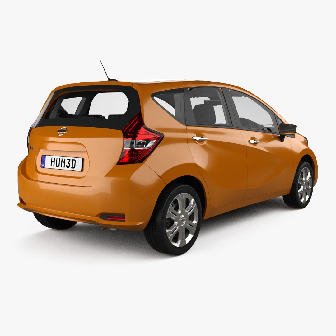 Nissan Note E-Power JP-spec With HQ Interior 2016 Model - TurboSquid ...