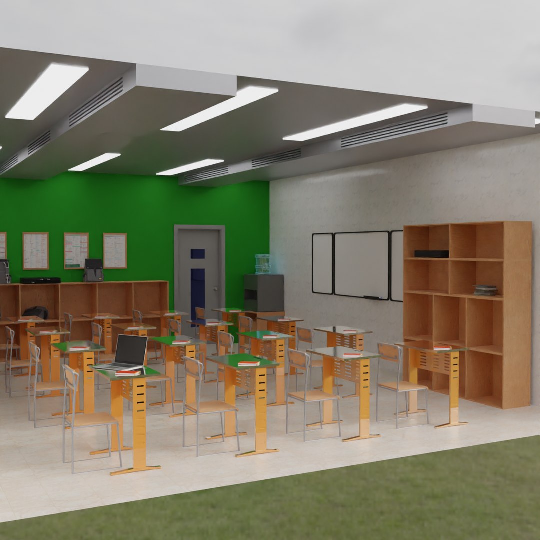 Math Room 3D Model - TurboSquid 1979298