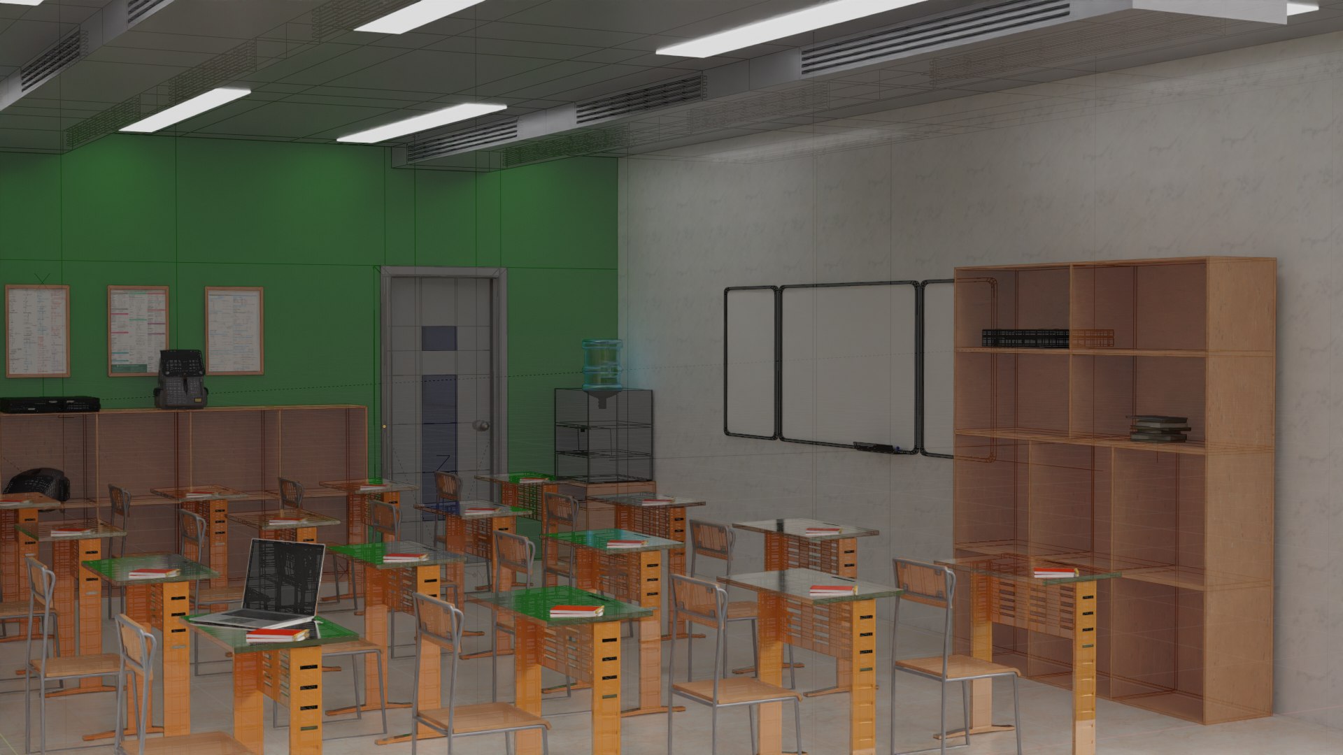 Math Room 3D Model - TurboSquid 1979298
