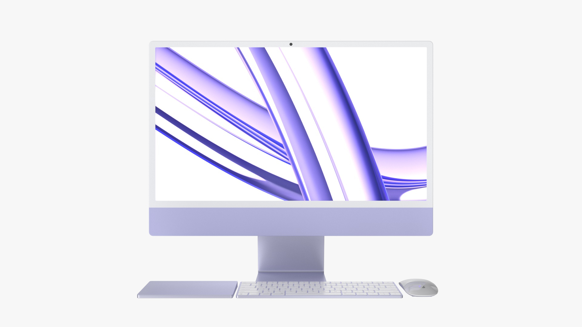 Apple iMac 2023 Purple 3D - TurboSquid 2151966