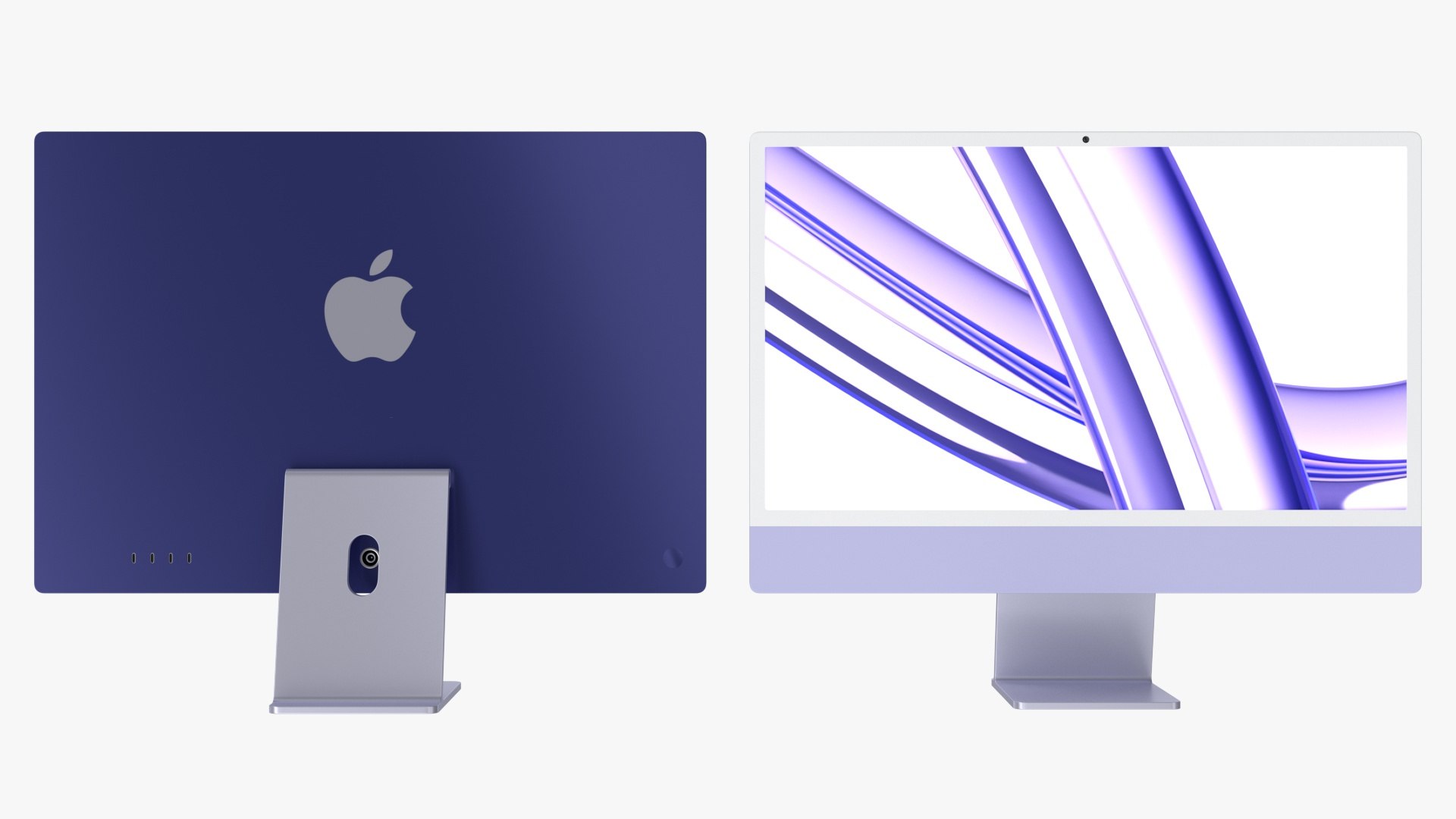 Apple IMac 2023 Purple 3D - TurboSquid 2151966
