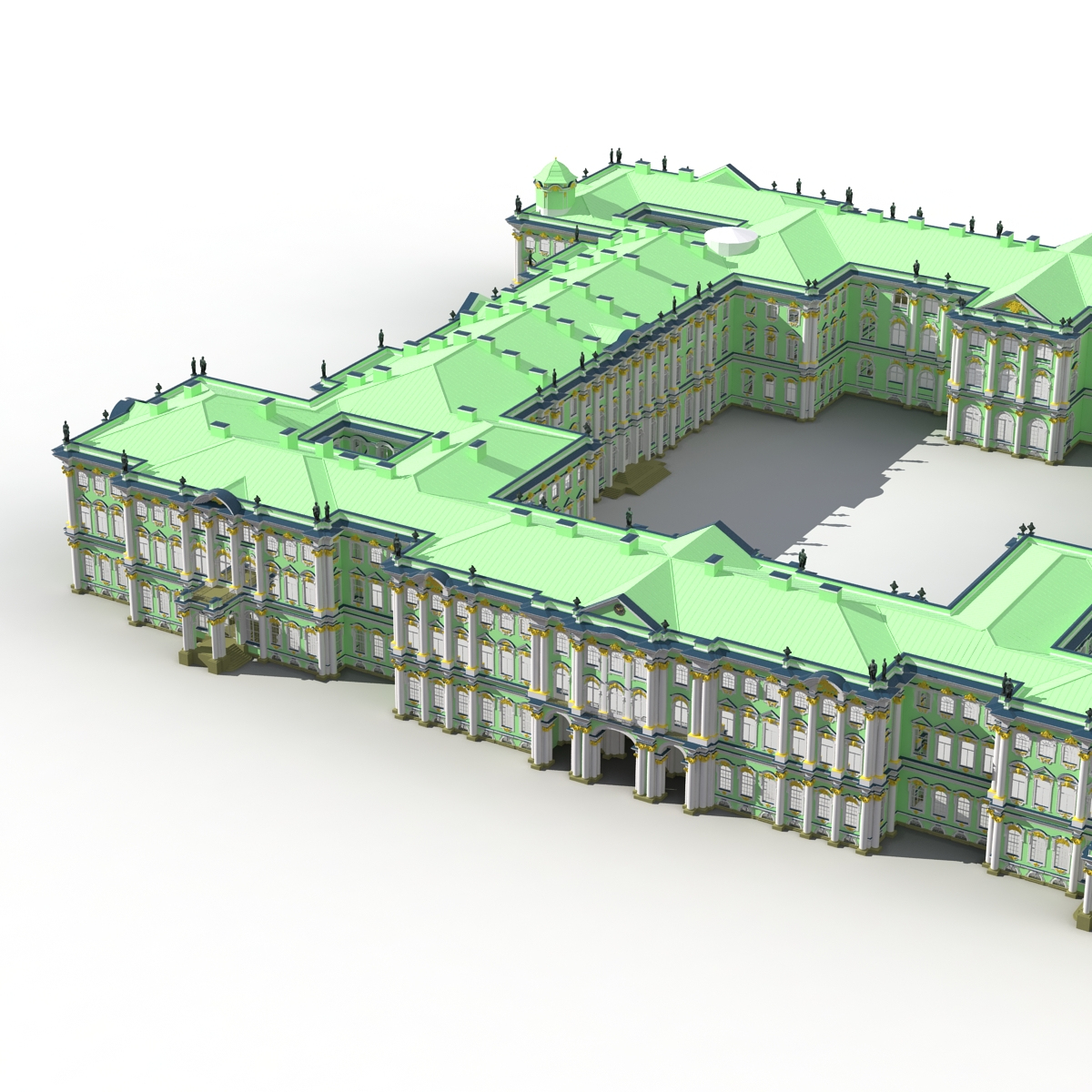 3d model hermitage museum building