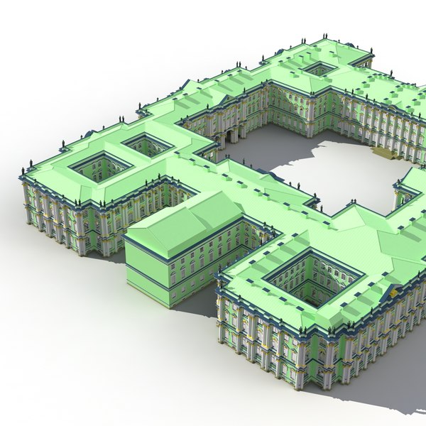3d model hermitage museum building