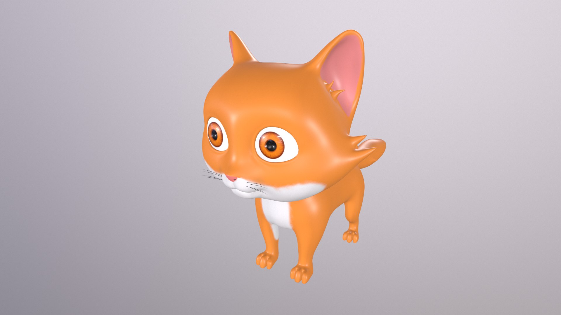 Cartoon Cat 3D Model - TurboSquid 2088312
